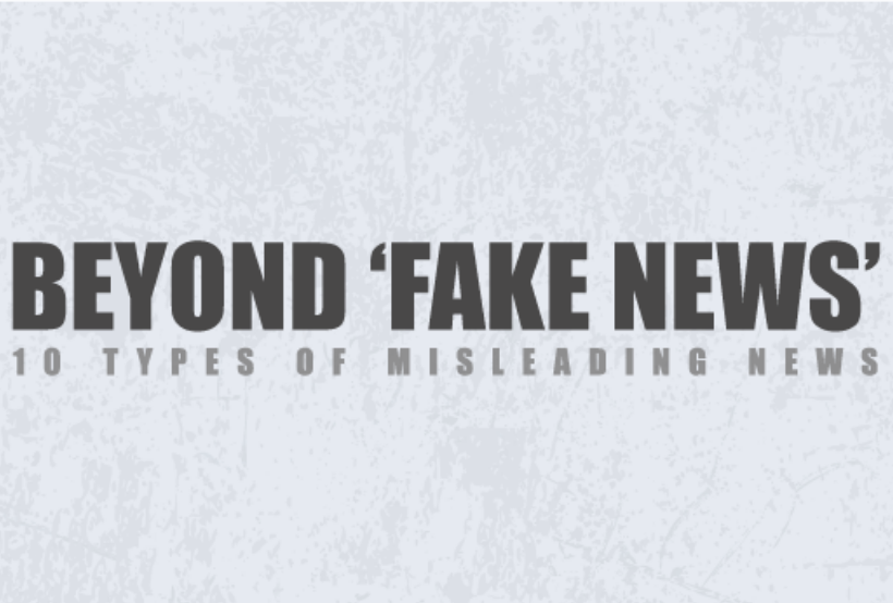 Beyond Fake News – 10 Types of Misleading News / Infographics ...