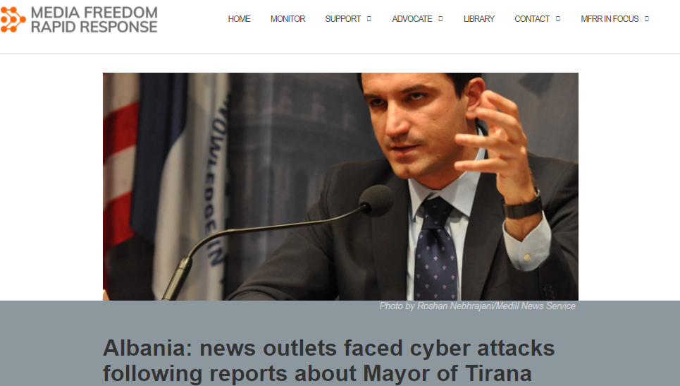 Albania: news outlets faced cyber attacks following reports about Mayor ...