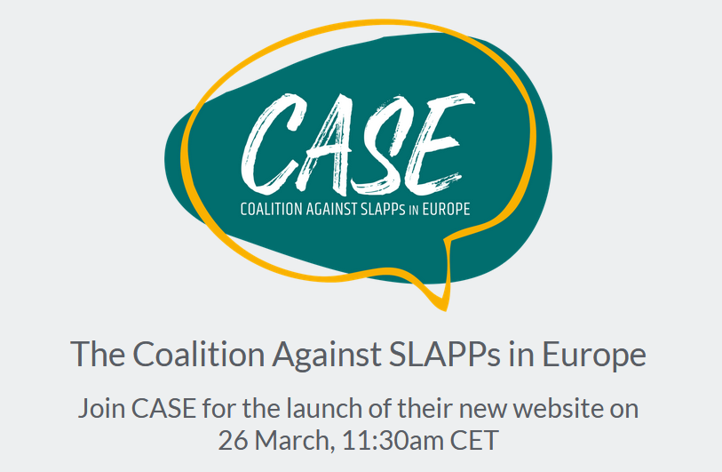 New Website Of The Coalition Against Slapps In Europe News Media