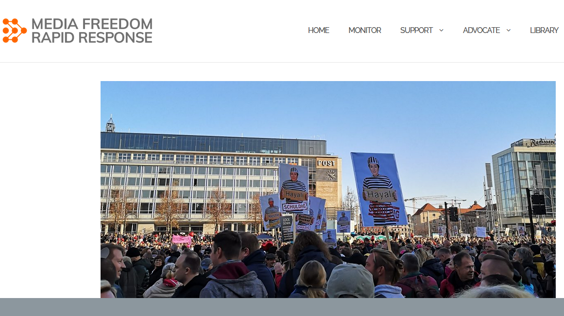 Police and protesters target journalists and media workers in Leipzig ...