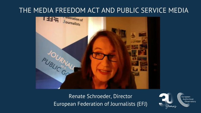 Renate Schroeder, EFJ: Why we need a strong Media Freedom Act in Europe ...