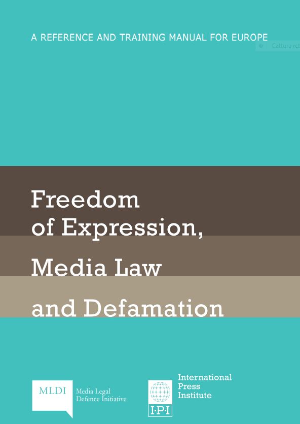 Freedom of Expression, Media Law and Defamation: a Training Manual for ...