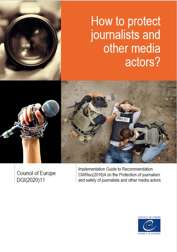 How to protect journalists and other media actors? Implementation guide ...