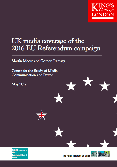 UK media coverage of the 2016 EU Referendum Campaign / Reports and ...