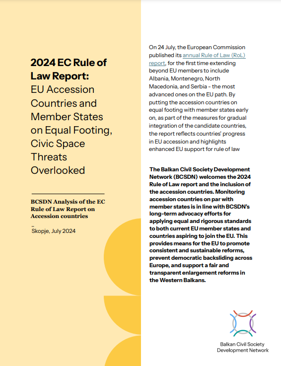 2024 EC Rule of Law Report: EU Accession Countries and Member States on ...