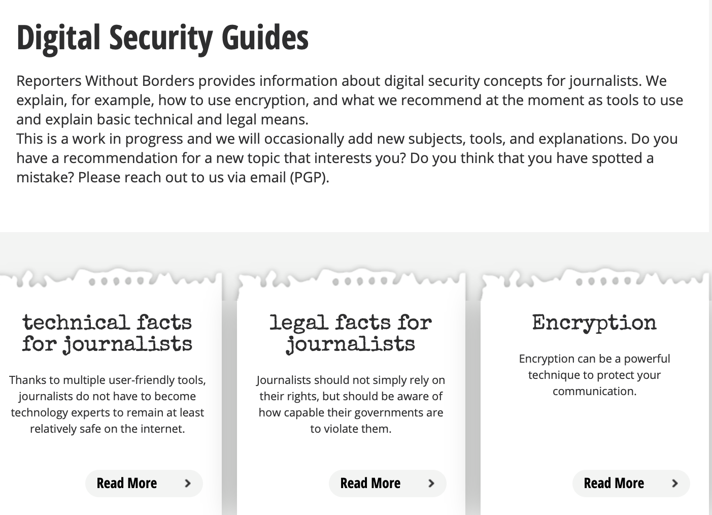 Digital Security Guides / Manuals / Resources / Media Freedom in Europe ...