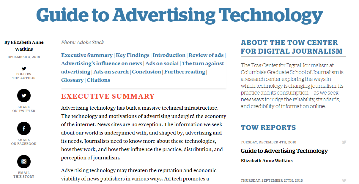 Guide to Advertising Technology / Reports and papers / Resources ...
