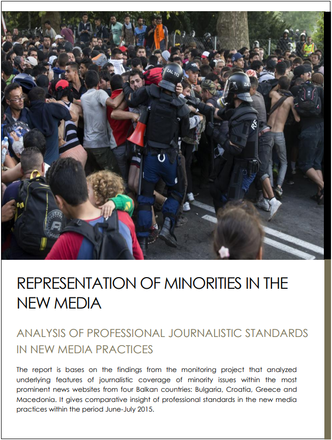 Representation of minorities in the new media / Reports and papers ...