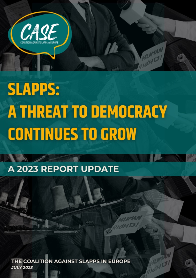 SLAPPs: A threat to democracy continues to grow – A 2023 report update / Reports and papers ...